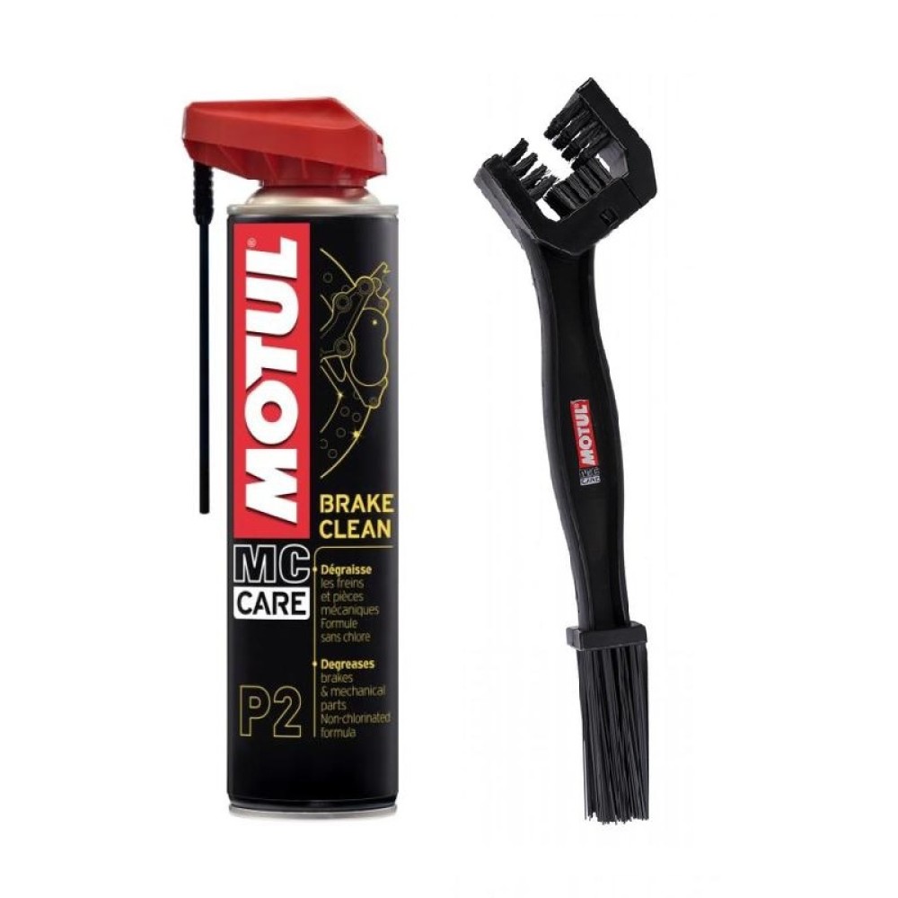 MOTUL OFERTA * P2 BRAKE CLEAN [MTL-111659] - 400ml * Perie de curatat ...
